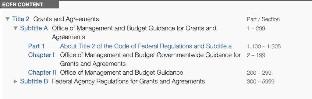 eCFR :: Reader Aids :: Using the eCFR Point-in-Time System